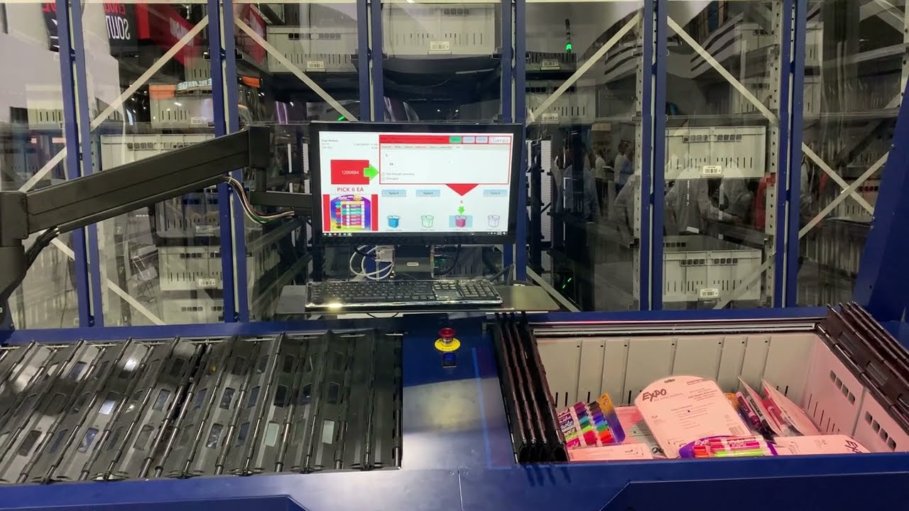 Opex Infinity Goods-to-Person (GTP) Work Station - YouTube