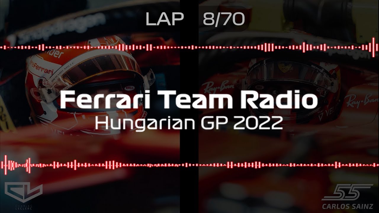 Hungarian GP 2022 - Ferrari Team Radio - YouTube
