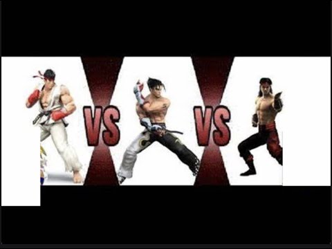 Mii Fighter Battle: Ryu vs Kazuya vs Liu Kang - YouTube