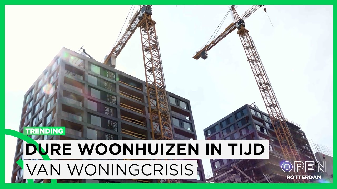 Bouw van dure woonhuizen in tijd van woningcrisis | TRENDING - YouTube