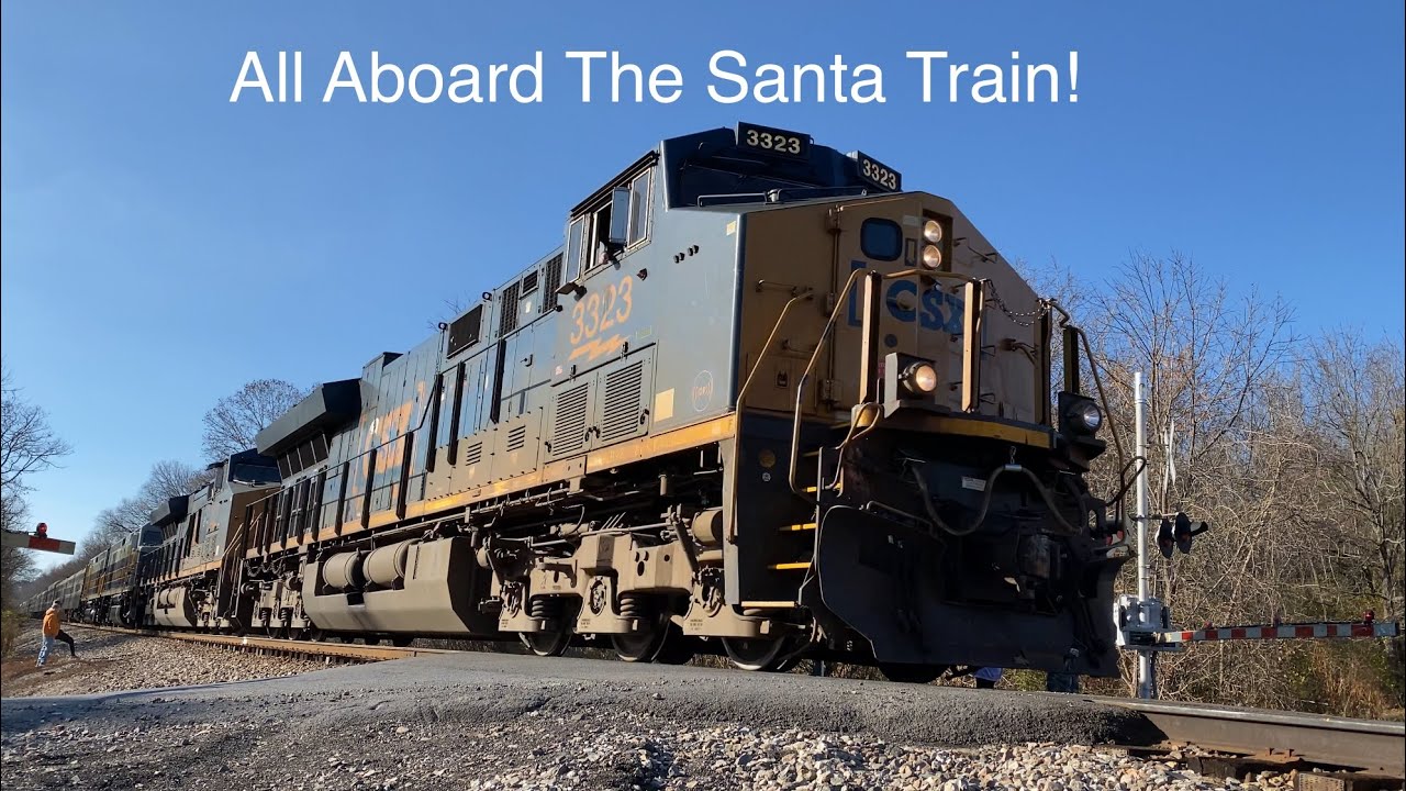 CSX Santa Train 2023! - YouTube