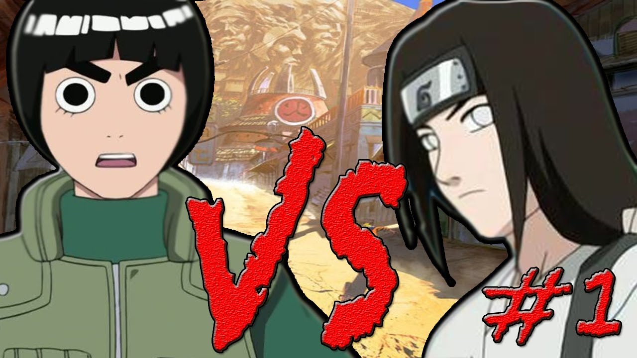 Naruto Generations - [Rock Lee VS Neji] - ROUND 1 - YouTube