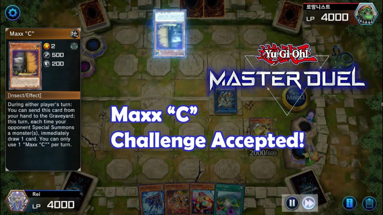 [Yu-Gi-Oh! Master Duel] Maxx "C" Challenge Accepted! - YouTube