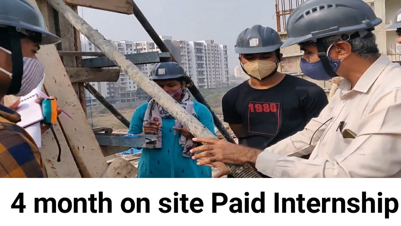 4 month on site Training for civil Engineers | Paid Internship - YouTube