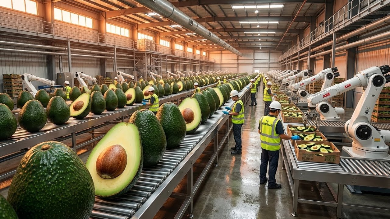 How a Modern Avocado Processing Plant Works: From Field to Oil and ...