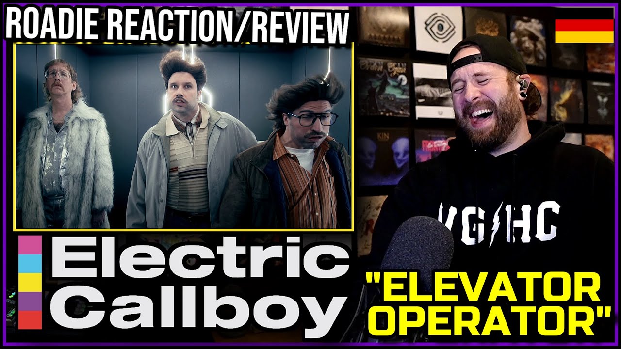 ROADIE REACTIONS | Electric Callboy - "Elevator Operator" - YouTube