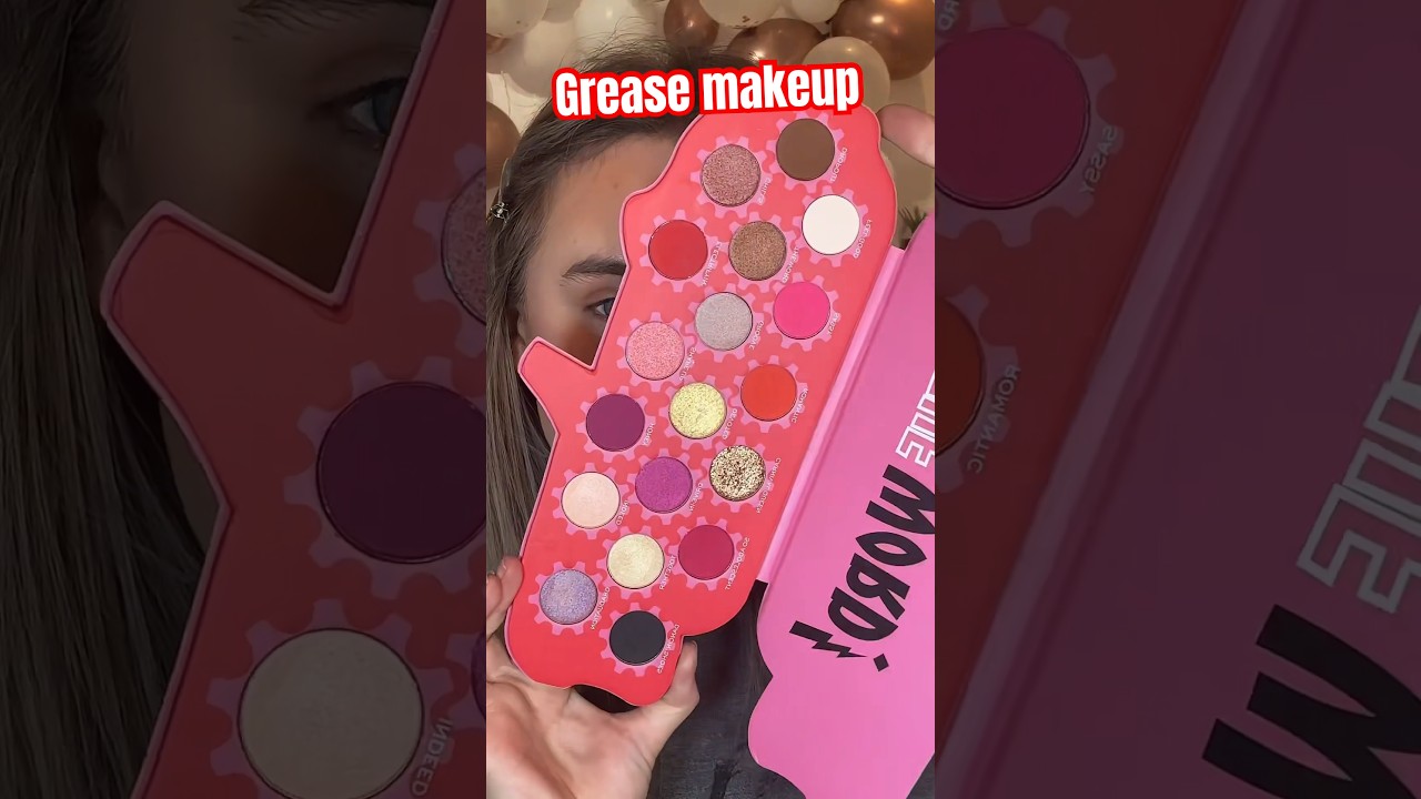 GREASE REVOLUTION EYESHADOW PALETTE MAKEUP GREASE THE MUSICAL EYESHADOW ...