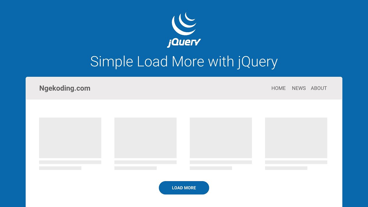 Membuat Load More Sederhana dengan jQuery - YouTube
