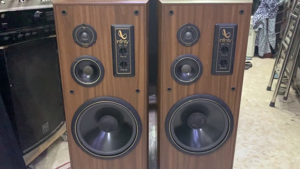 Loa Infinity Sm 125 phiên bản màu gỗ óc chó cực đẹp,chất âm không làm ...