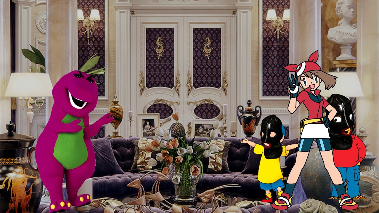 Barney babysits Caillou and Arthur [REMAKE] - YouTube