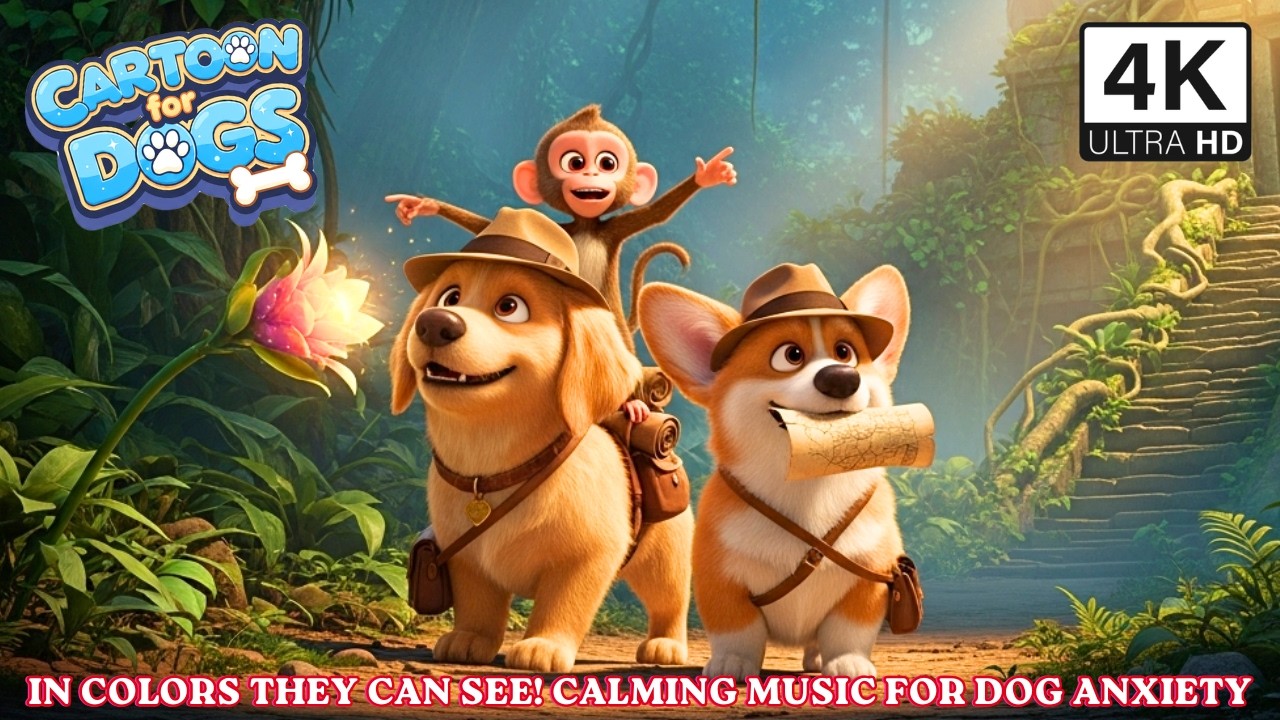 Scoutpaw The Deep Jungle Discovery 🌳 Cartoon For Dogs 🐶🌞 Low Frequency ...