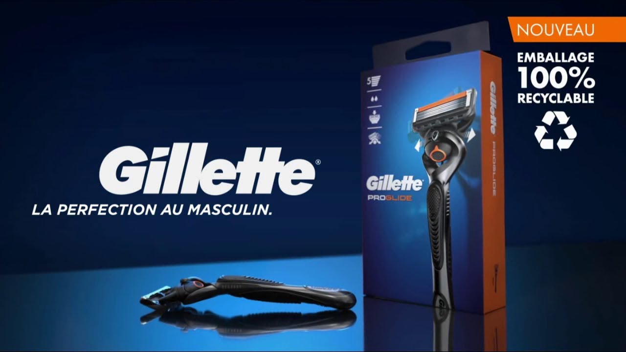Gillette ProGlide - emballage recyclable "la perfection au masculin ...