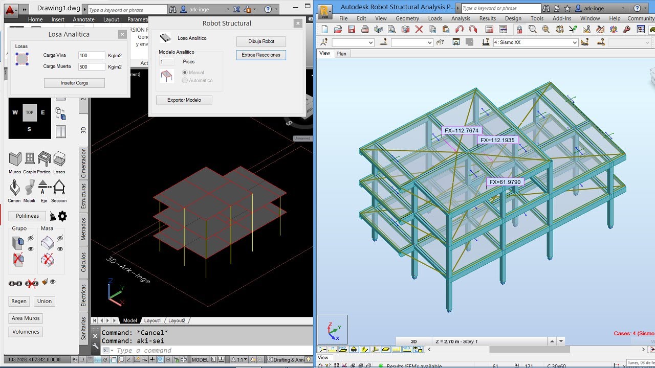 ️ AutoCAD y Robot Structural se Fusionan - YouTube