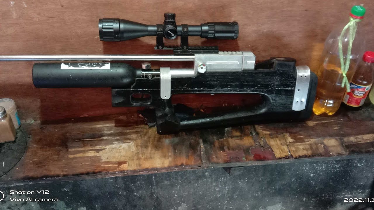 #Nimrod pcp bullpup. #making my own bullpup designs - YouTube