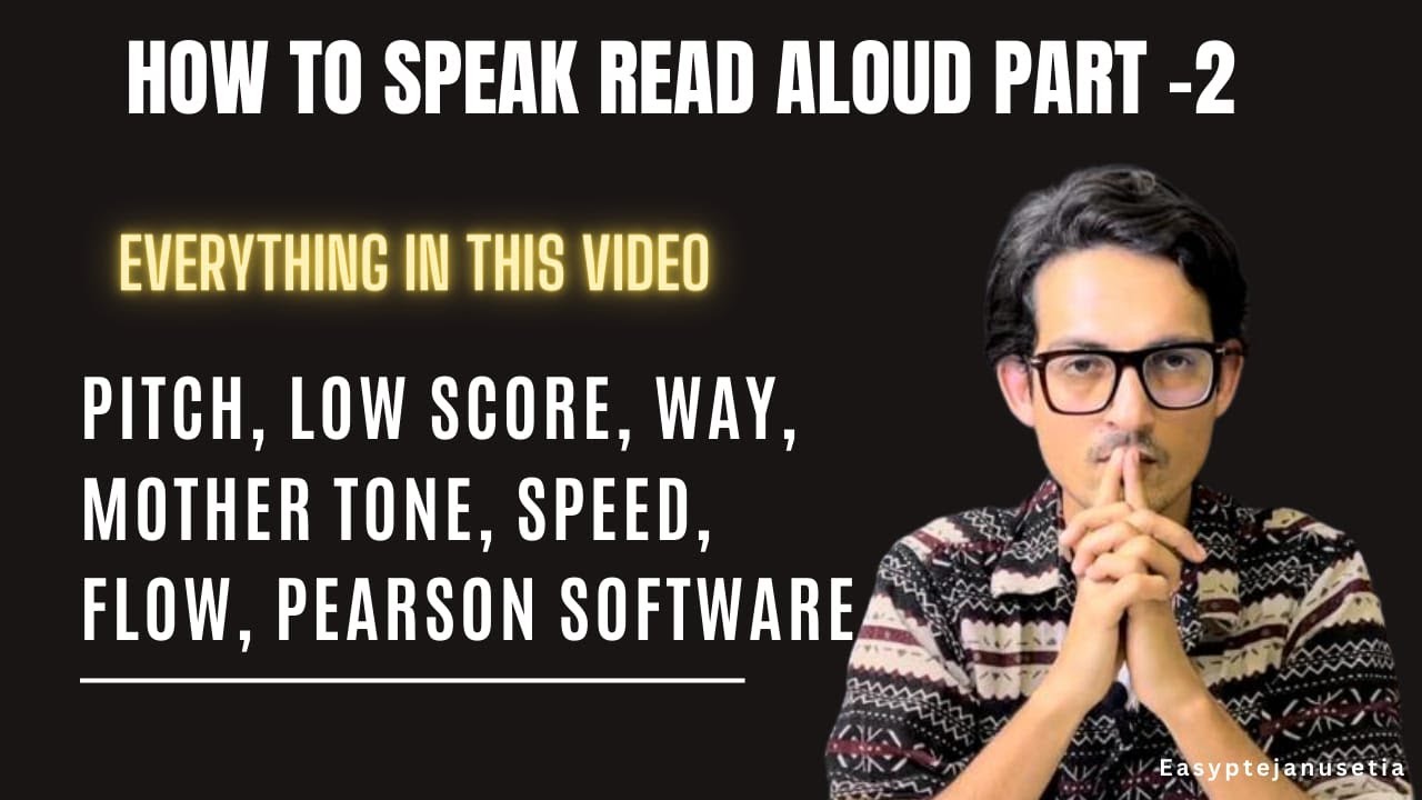 HOW TO SPEAK READ ALOUD | PTE SPEAKING TRICK || WAY OF SPEAKING ...