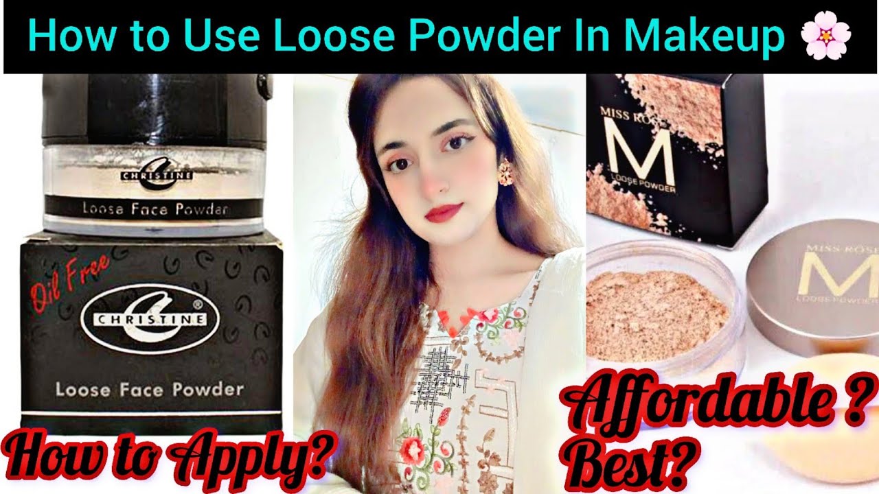 Perfect Cover Loose Powder How to Use//How to Apply Loose Powder Like A ...