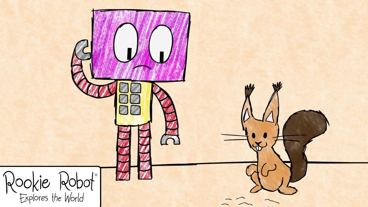 Rookie Robot🤖 | S1- EP 11 |🦔 Hide & Seek – Rookie And The Squirrel ...
