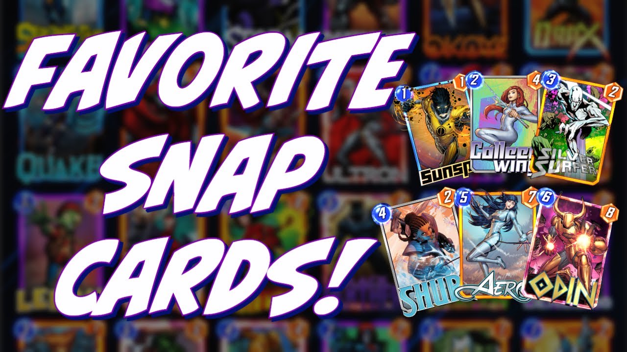 "Revealing Our Favorite Marvel Snap Cards"- What Did We Choose?! - YouTube