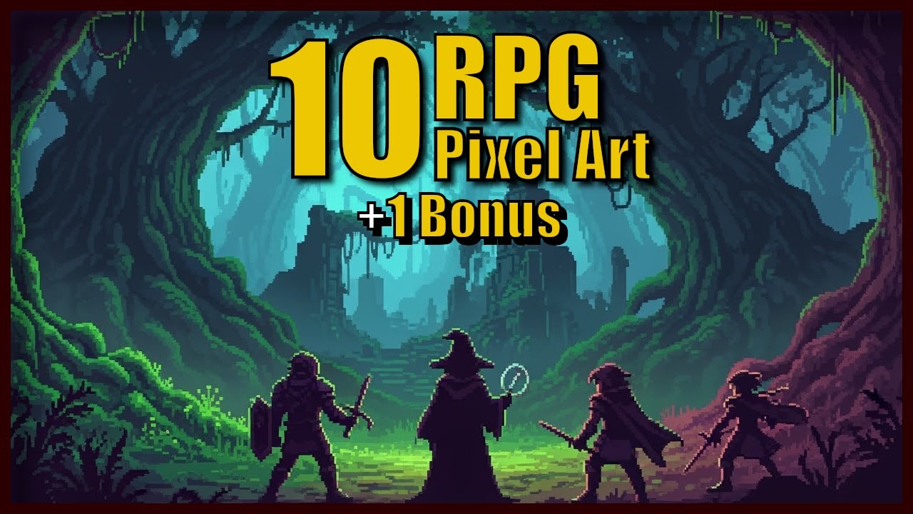 Top 10 RPG Pixel Art Pépites Méconnues (PC/Consoles) - YouTube
