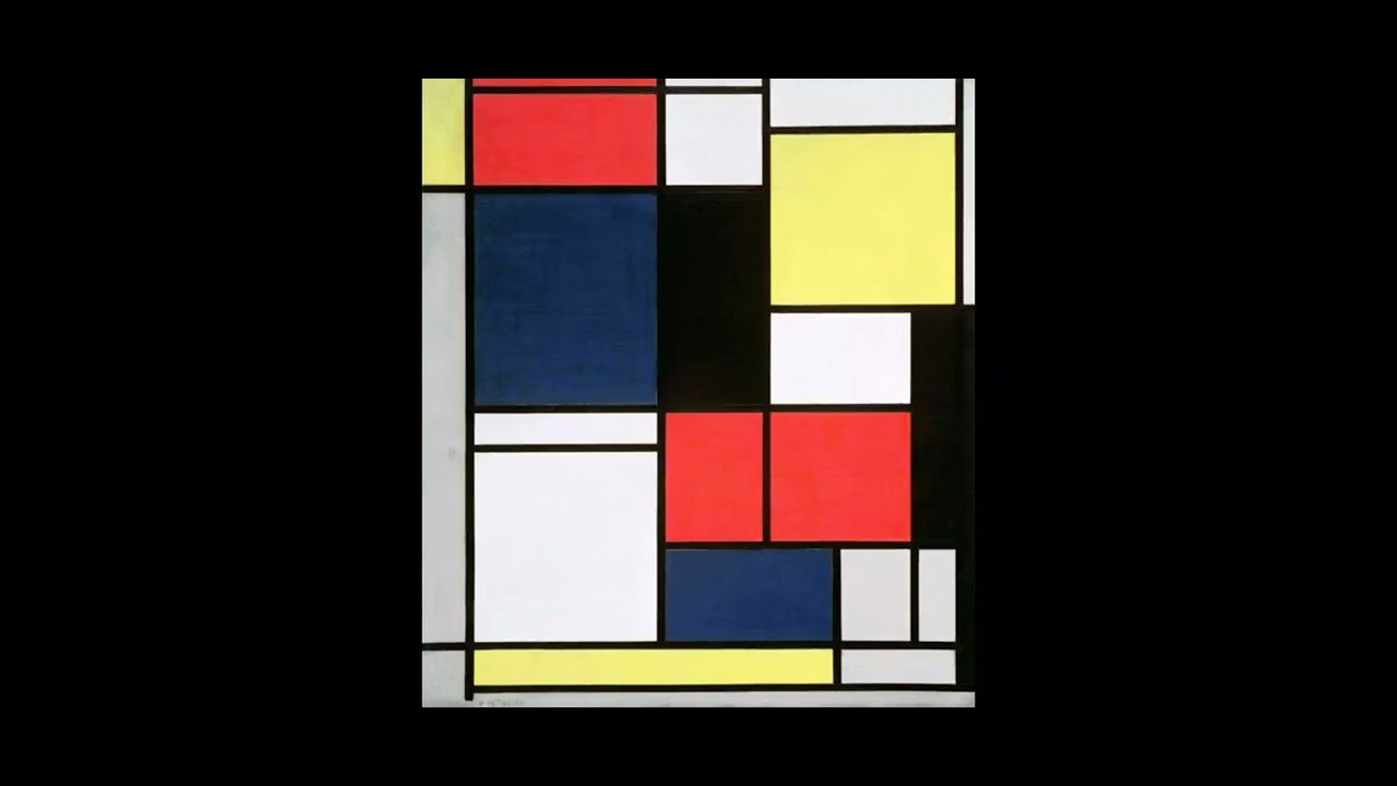Tableau II de Piet Mondrian - YouTube