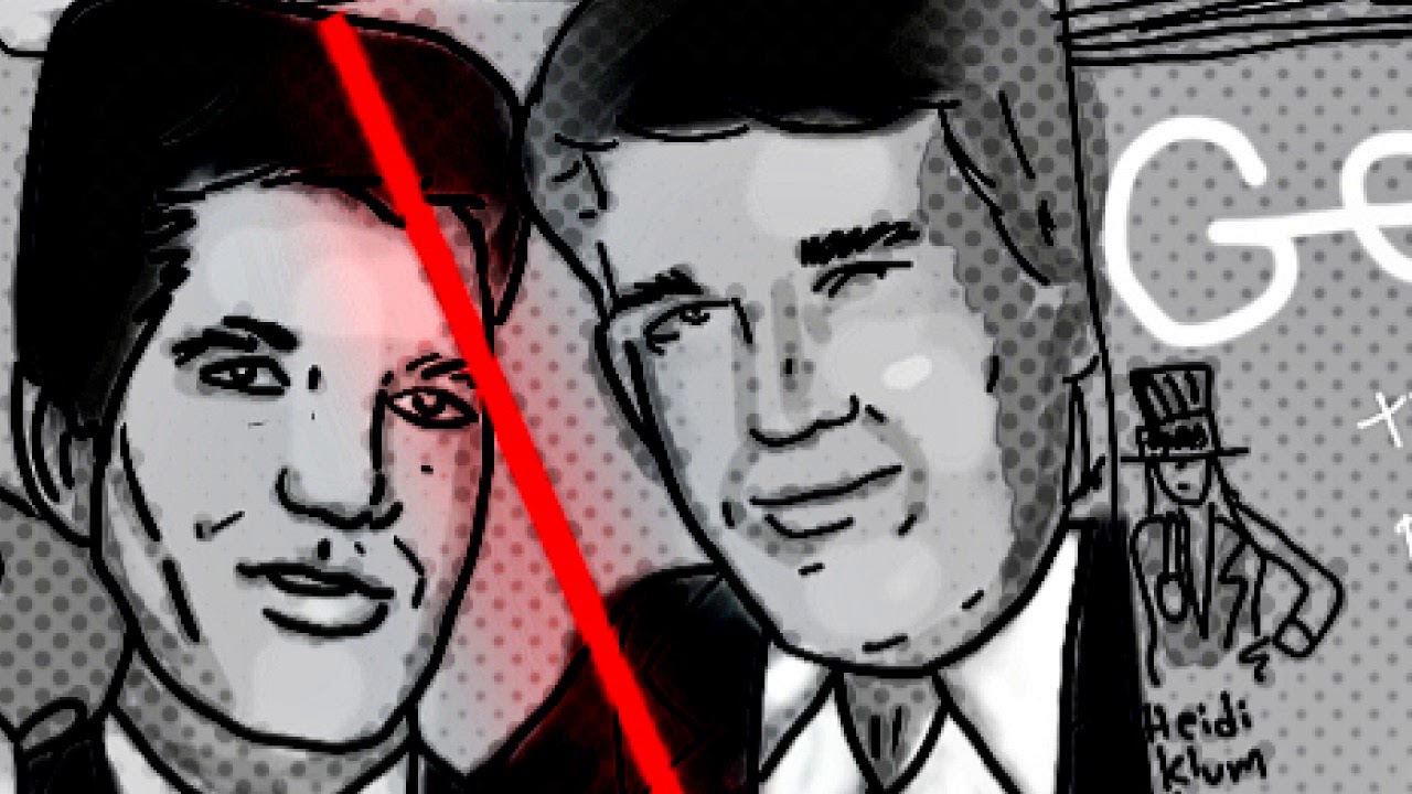 Political Cartoon Donald Trump and John F Kennedy Jr. Q ANON - YouTube
