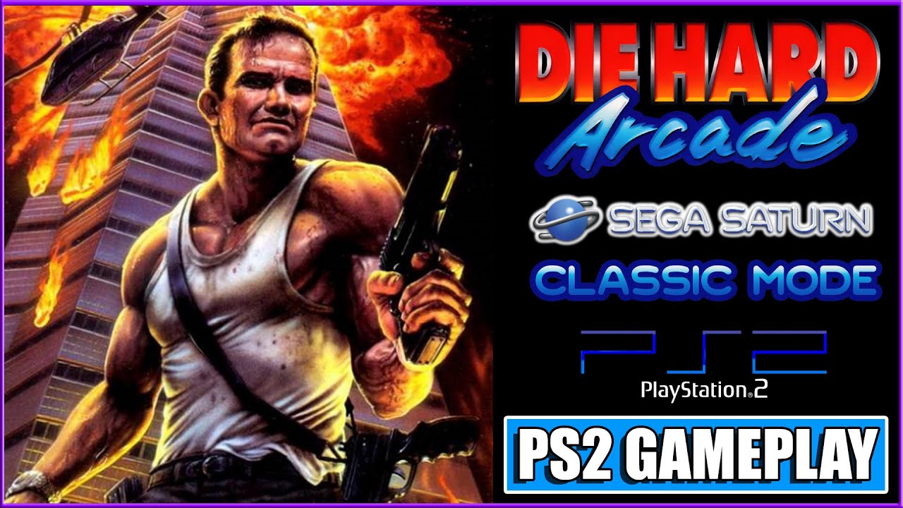 Die Hard Arcade - Sega Saturn Mode - PS2 Gameplay - - Full Game ...