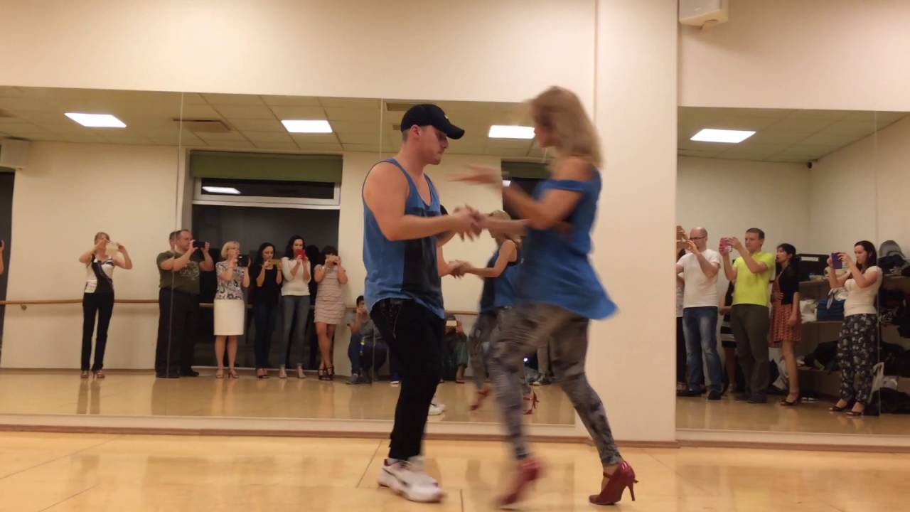 Salsa Tallinn Alina & Eddie FDS, building the combinations - YouTube