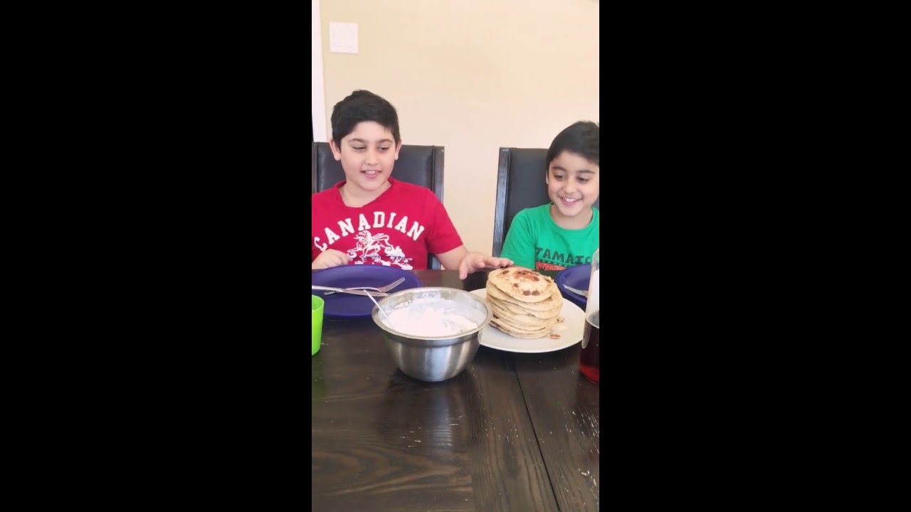 Pancake eating competition - YouTube
