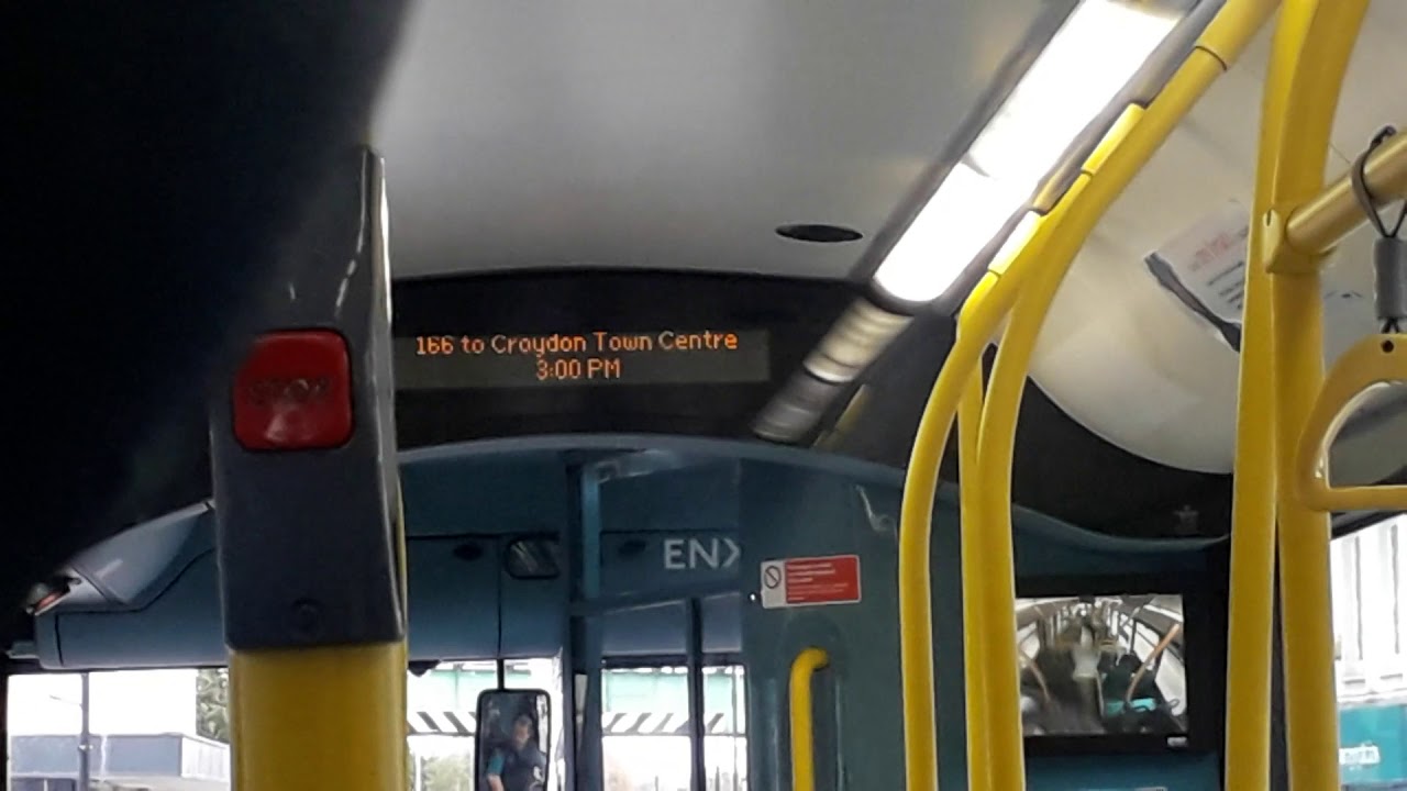 *[RARE + CURTAILTED]* *"Route 166 to Croydon Town Centre."* ENX17 ...