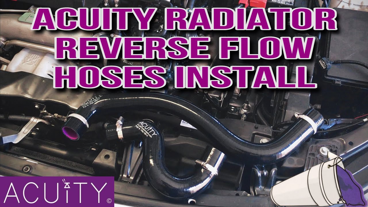 Acuity Instruments Radiator Reverse Flow Hoses Install On My FK8 Civic ...
