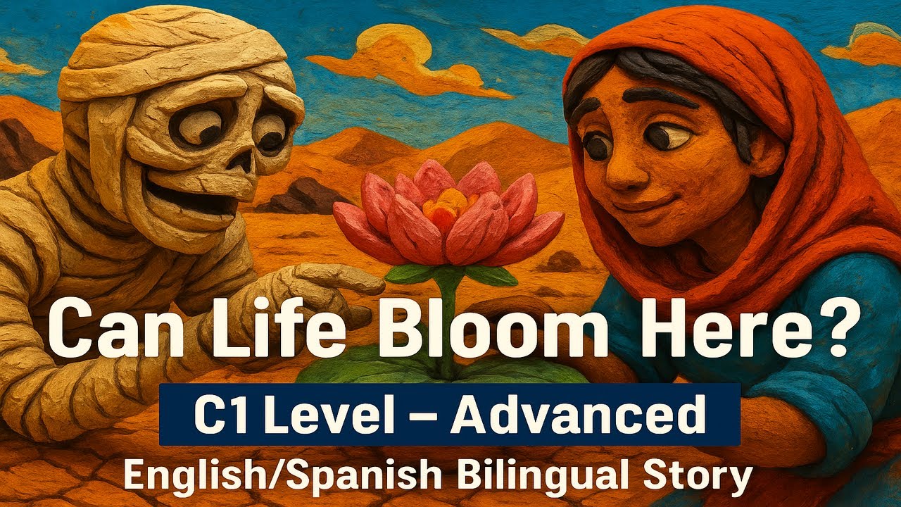 C1 Advanced 🌵 The Mummy’s Oasis – A Moving Bilingual Story to Learn ...