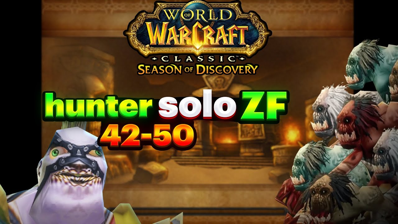 Hunter Solo ZF XP farming SOD with no requirement - 42 to 50 in 4 Hour ...
