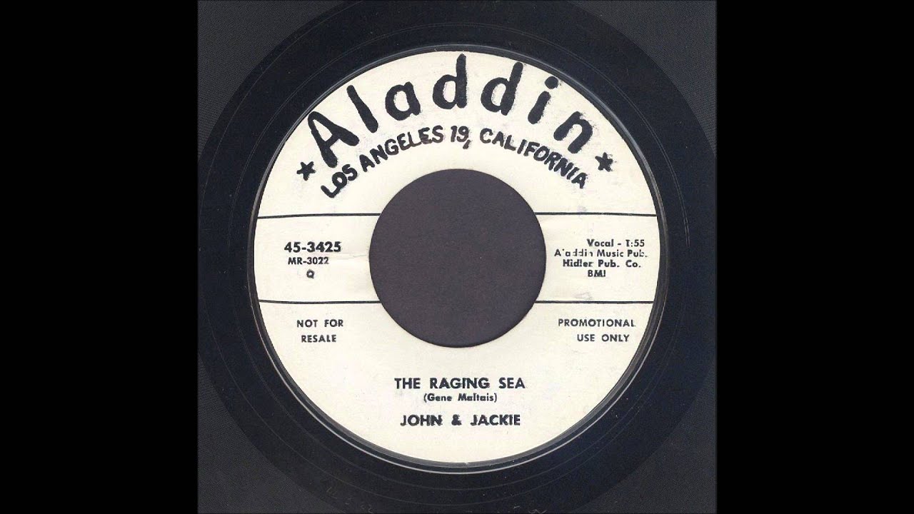 John & Jackie - The Raging Sea - Rockabilly 45 - YouTube