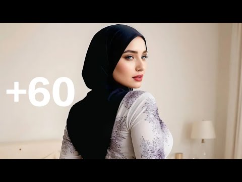 Exclusive Arabic Mature Women Fashion || Natural Older Women over 60.