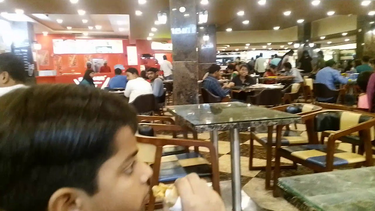 MayaJaal multiplex Chennai: food court - YouTube