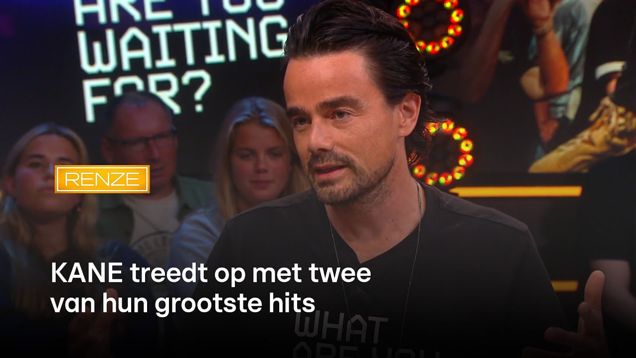 KANE treedt op met twee van hun grootste hits | Renze - YouTube