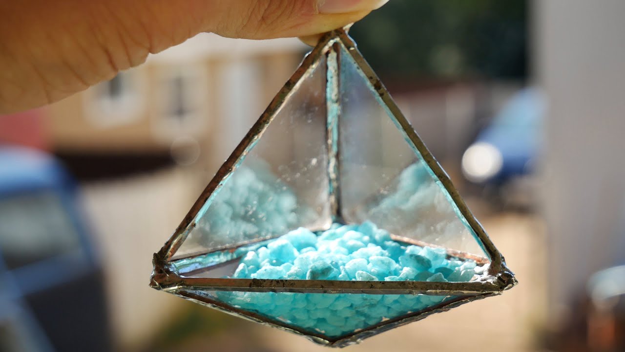 My First Time Doing Glass, A Test Piece - YouTube