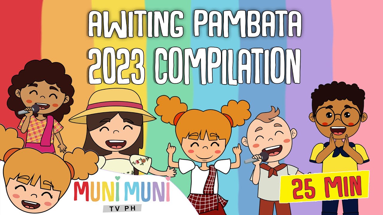 AWITING PAMBATA 2023 COMPILATION WITH LYRICS | Animated Filipino ...