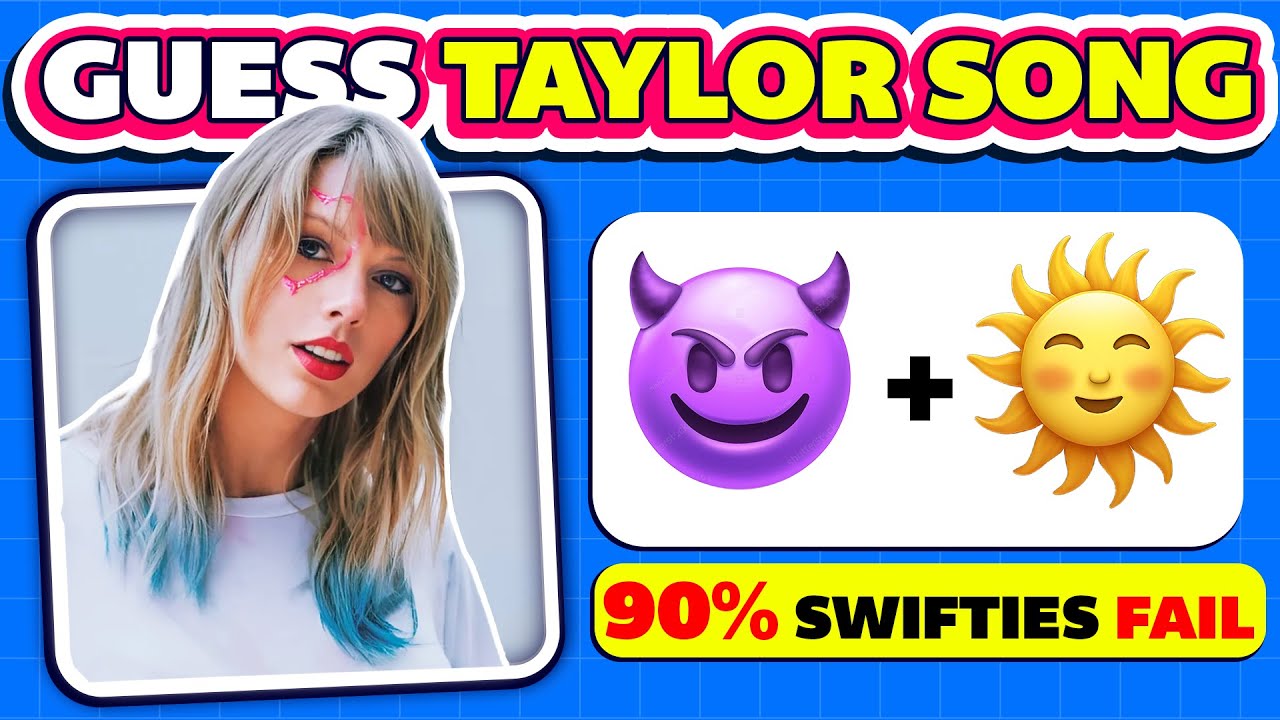 Are you Taylor Swift fan? 🎶 Guess the Taylor Swift Song by Emoji🎸📝 ...