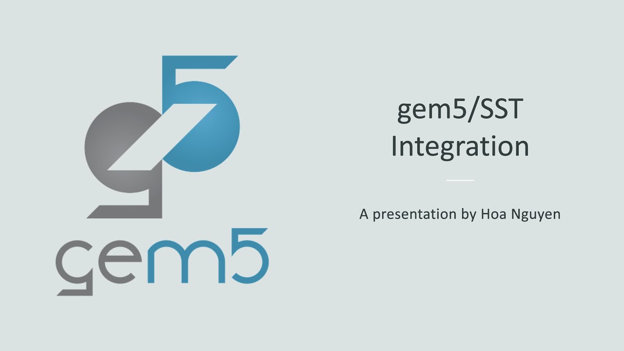 gem5 bootcamp 2022: Integrating gem5 with an external simulator (SST) and Extra Topics - YouTube
