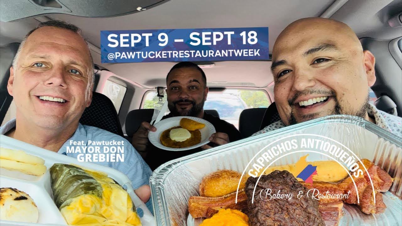 CAPRICHOS Colombian Food w/ Mayor Don Grebien 🇨🇴 Pawtucket Restaurant ...