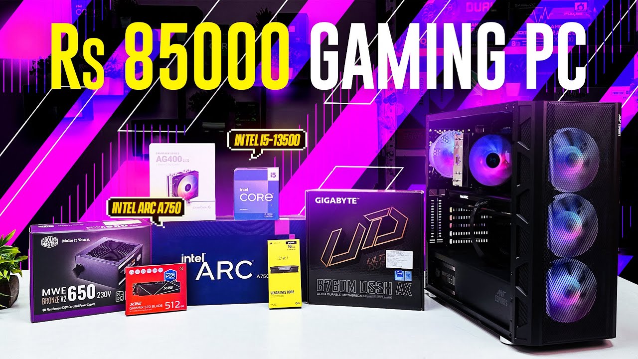*ALL INTEL* Rs 85000 PC Build for Gaming & Editing 2023 🔥 Intel i5 ...