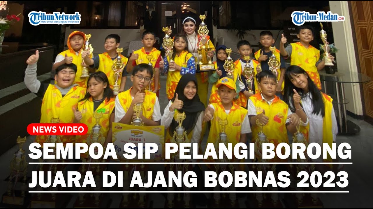 Sempoa SIP Pelangi Borong Juara di Ajang BOBNAS 2023, Belasan Piala ...