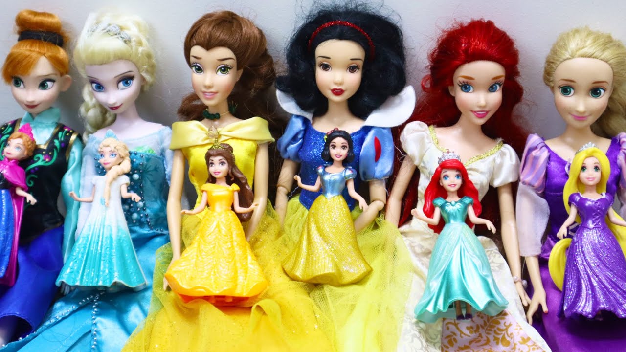 Old Macdonald had a Disney princesses - Ariel, Elsa, Anna, Rapunzel ...