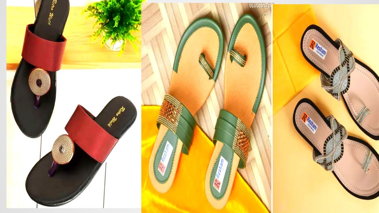 Simple Flats sendal design women| - YouTube
