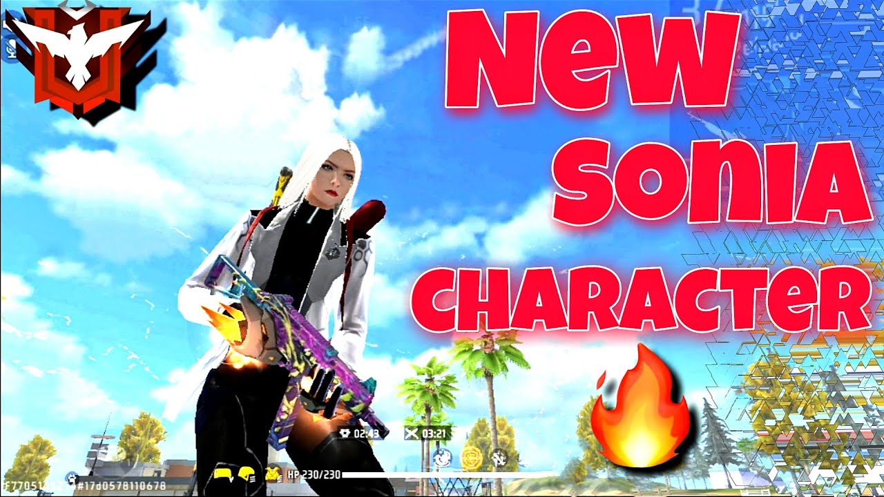 New sonia character game play 🤯like hacker😱 solo vs squad 🔥freefire max ...