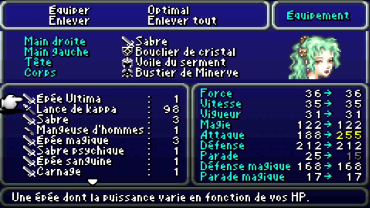 175 - Walkthrough FR l Final Fantasy VI l Bien XP Ultime : Tyrannosaure ...