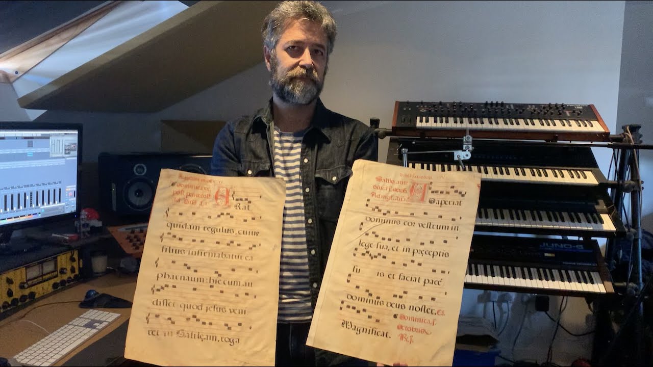 Gregorian Chant: Original manuscript + notation - YouTube