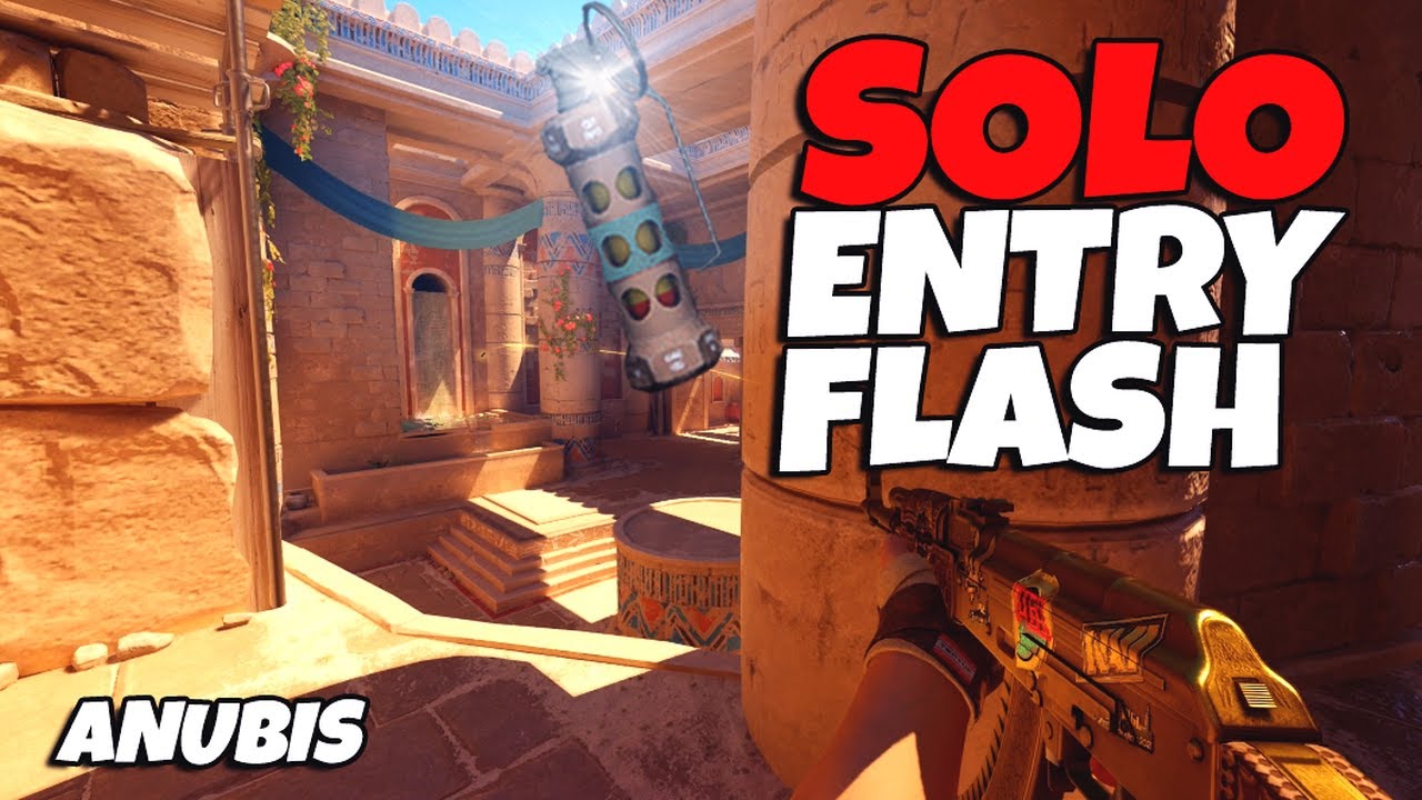Anubis solo flash entering A Site #Anubis #cs2 - YouTube