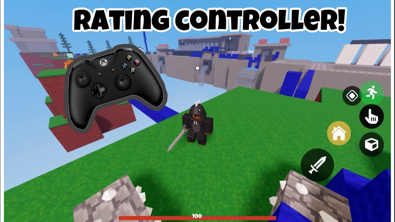 Rating controller gameplay (Roblox bedwars) - YouTube